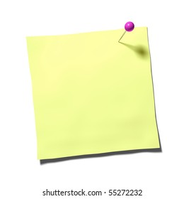 Stack Note Paper Pin Stock Vector (Royalty Free) 21835147