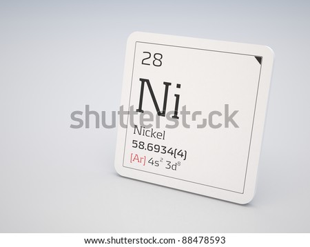 Nickel Element Periodic Table Stock Illustration 88478593 - Shutterstock