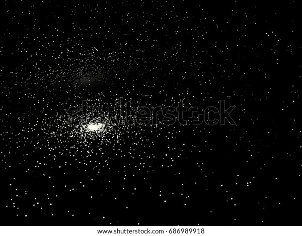 Night Sky Background 3d Rendering Stock Illustration 686989918 ...