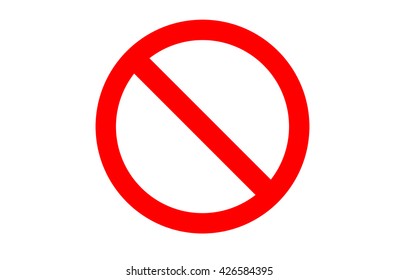 No Entry Stock Illustration 426584395
