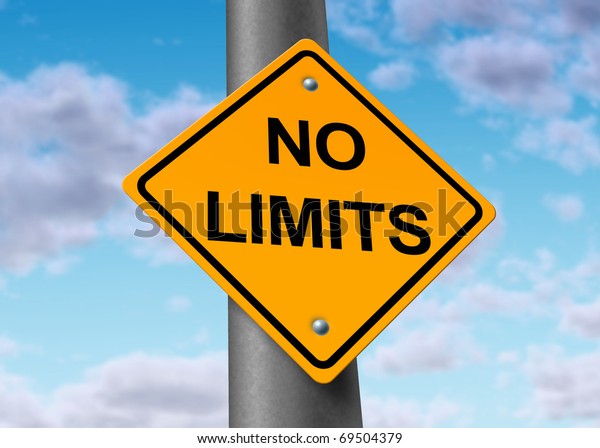 No Limits Endless Limitless Potential Positive Stock Illustration ...