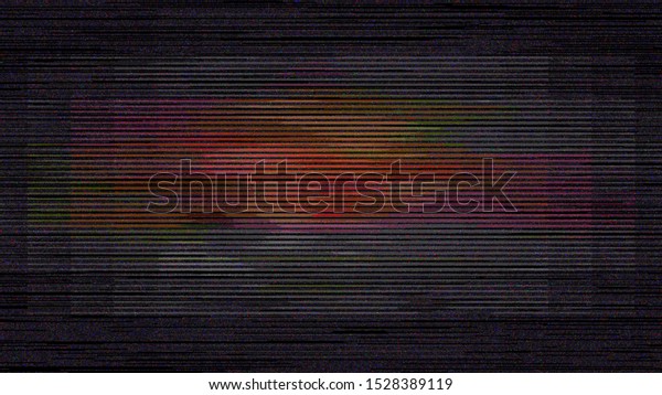 Noise Screen Multicolored Digital Waves Abstract Stock Illustration ...