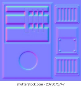 Normal Map 2d Tile Game Development Stock Illustration 2093071747