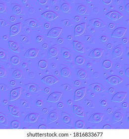 Normal Map Abstract Geometric Shapes Eyes Stock Illustration 1816833677 ...