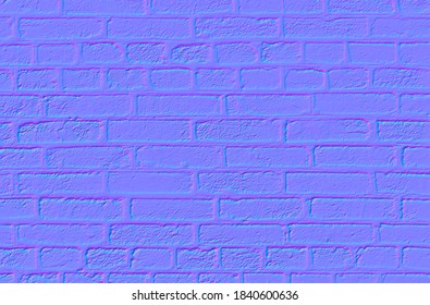 Normal Map Brick Wall Texture Use Stock Illustration 1798886188 ...