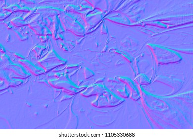 Normal Map Metal Waves Stock Illustration 1105330688