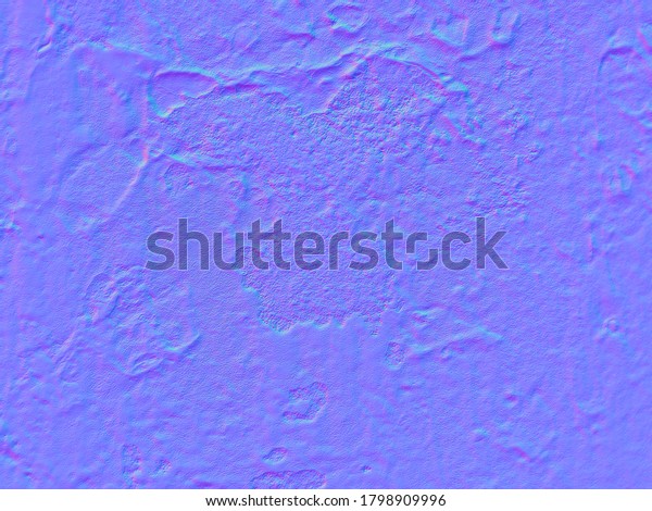 Normal Map Old Concrete Surface Texture Stock Illustration 1798909996 ...