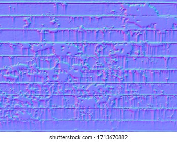 Normal Map Old Metal Shutter Shop Stock Illustration 1713670882