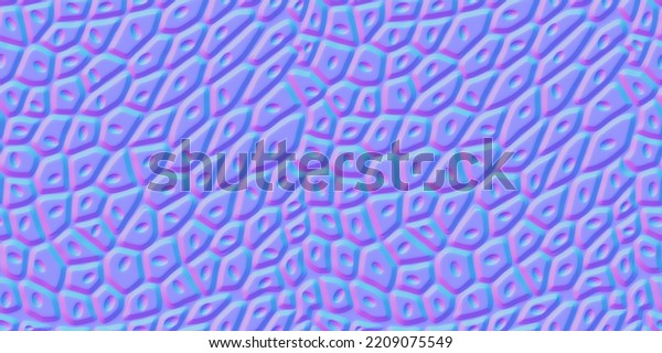 Normal Map Plant Cell Texture Under Stock Illustration 2209075549 ...