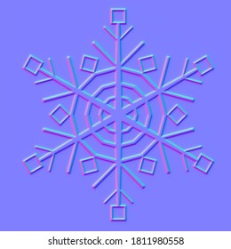 Normal Map Snowflake Bump Background Texture Stock Illustration ...