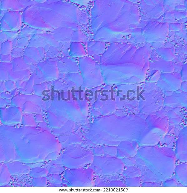 Normal Map Stylized Rock Texture Texture Stock Illustration 2210021509 ...