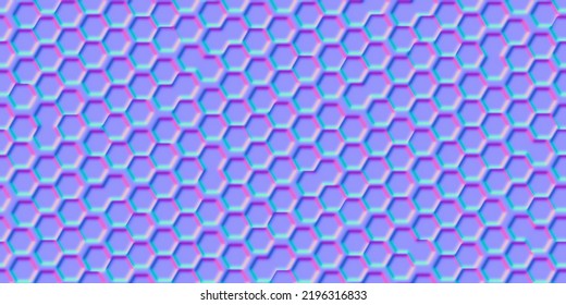 Normal Map Uneven Honeycomb Simple Seamless Stock Illustration 2196316833 Shutterstock