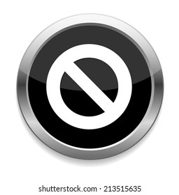 Not Allowed Sign Vector Stock Vector (Royalty Free) 198775871
