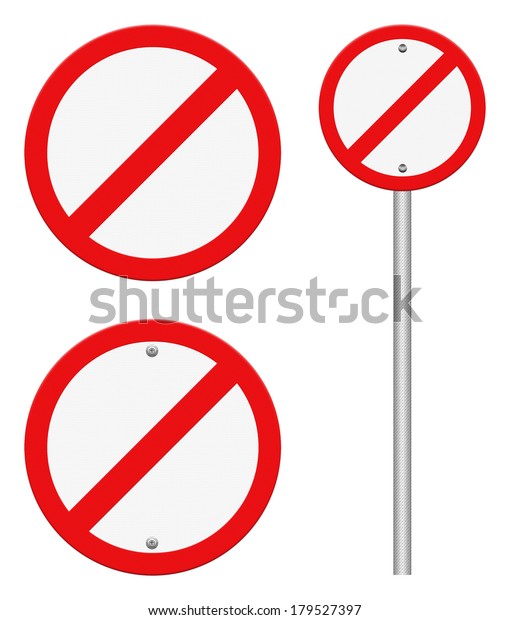 Not Allowed Sign Stock Illustration 179527397 | Shutterstock