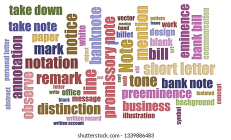 35 Wordart notes Images, Stock Photos & Vectors | Shutterstock