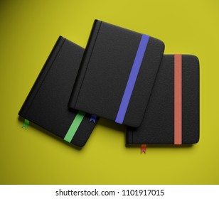 Notebook Mock Advertisement Presentation Template 3d Stock Illustration ...