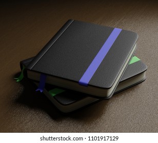 Notebook Mock Advertisement Presentation Template 3d Stock Illustration ...
