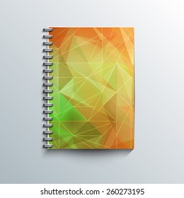 Notepad Template Abstract Background Stock Illustration 260273195 ...