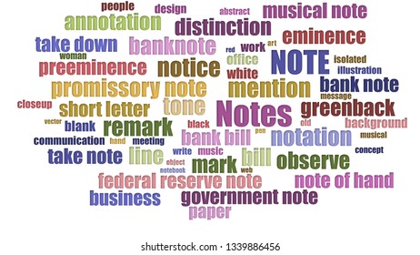 35 Wordart notes Images, Stock Photos & Vectors | Shutterstock