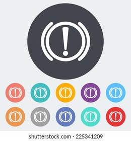 Tpms Icons Tyre Pressure Monitoring System Stock Vector (Royalty Free ...