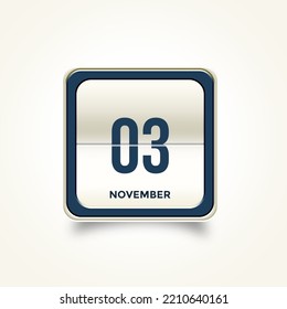 761 Calender November 3d Images, Stock Photos & Vectors | Shutterstock