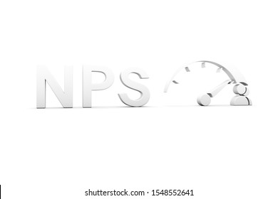 Nps Concept White Background 3d Render Stock Illustration 1548552641 ...
