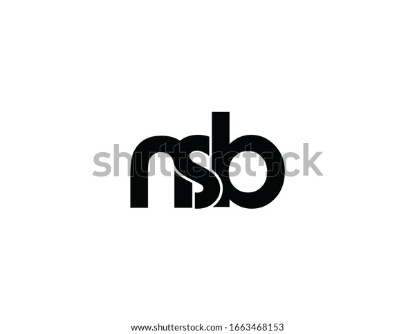 Nsb Original Monogram Logo Design Stock Illustration 1663468153 ...
