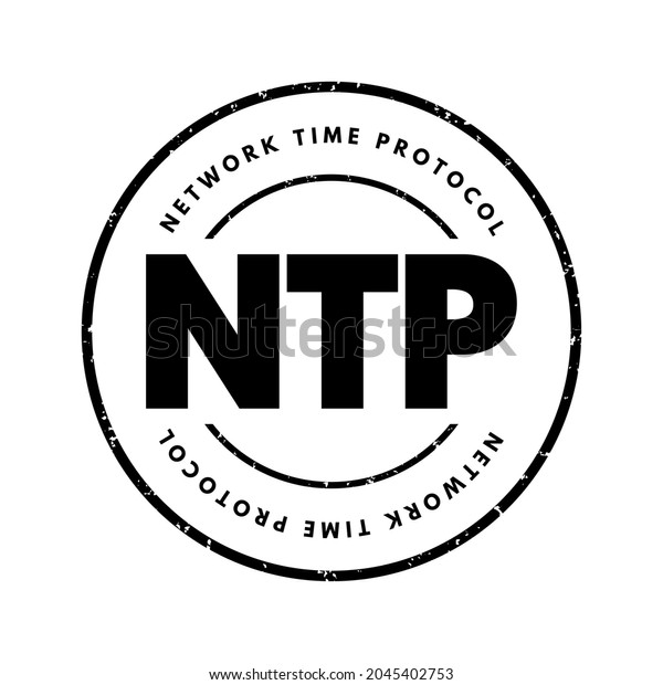 Ntp Network Time Protocol Acronym Technology Stock Illustration 2045402753