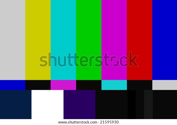 Ntsc Color Bars Stock Illustration 21595930