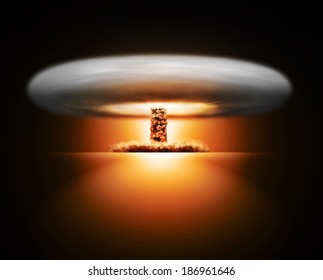 Nuclear Bomb Explosion Stock Illustration 186961646 | Shutterstock