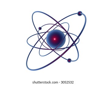 Atom Little Cute Character Cute Molecule Stock Vector (Royalty Free ...