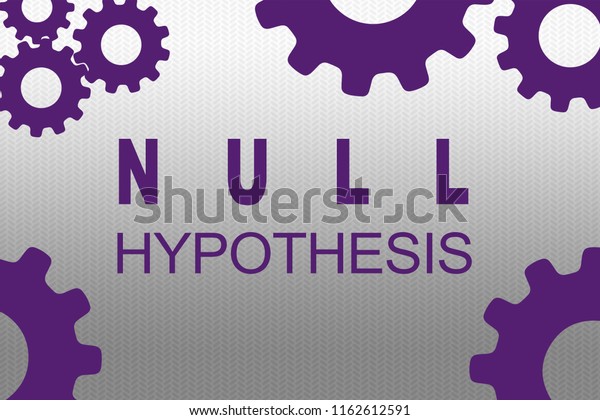 Null Hypothesis Sign Concept Illustration Purple Stock Illustration ...