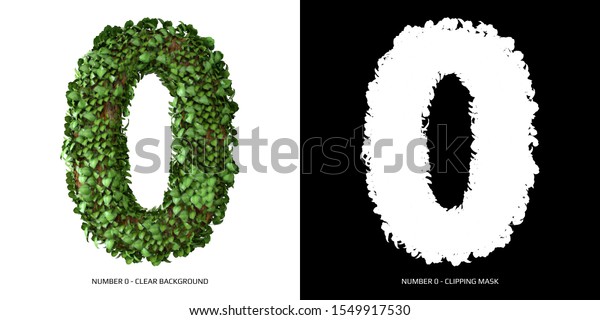 Number 0 Tree Shape Leaves 3d Stock Illustration 1549917530 | Shutterstock