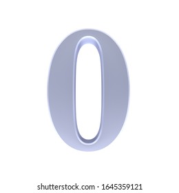 Number 0 Zero Silver Gray 3d Stock Illustration 1645359121 | Shutterstock