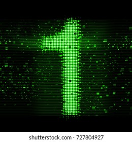 13,074 Pixelated 1 Images, Stock Photos & Vectors | Shutterstock
