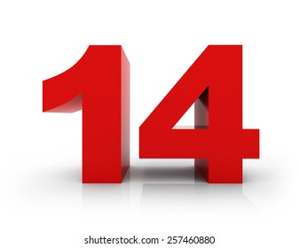 3,194 Number 14 3d Images, Stock Photos & Vectors | Shutterstock