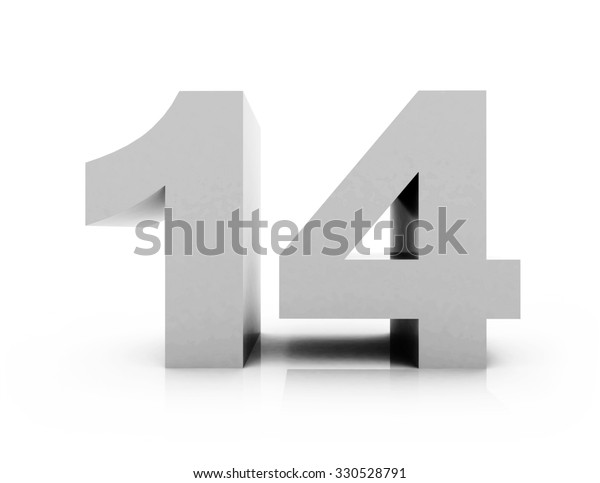 Number 14 Stock Illustration 330528791 | Shutterstock