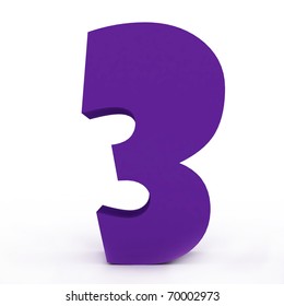 5,923 Purple Number 3 Images, Stock Photos & Vectors | Shutterstock
