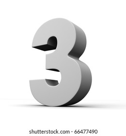 Number 3 Solid Alphabet There Clipping Stock Illustration 66477490 ...