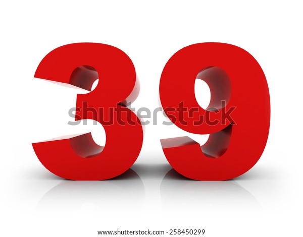 Number 39 Stock Illustration 258450299 | Shutterstock
