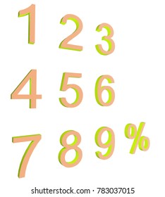 Counting Number Illustration Sheet Book Stock Vector (Royalty Free ...