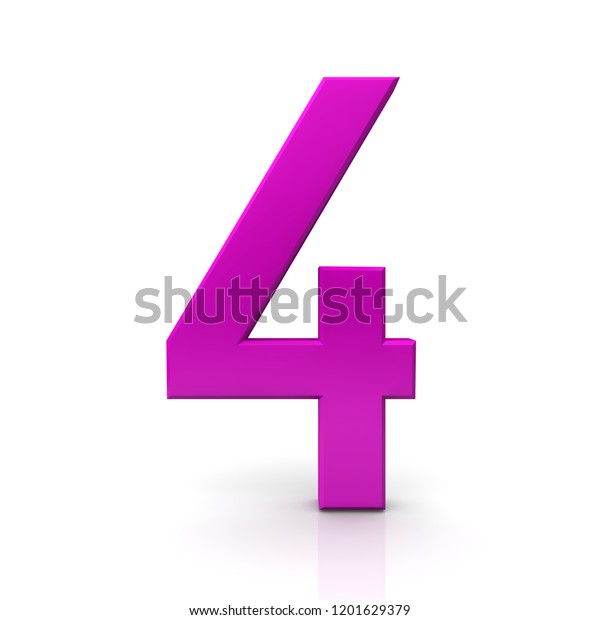 Number 4 Four 3d Pink Render Stock Illustration 1201629379 Number 4 Four 3d Pink Render Stock Illustration 1201629379