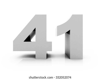 Number 41 库存插图 332052074 | Shutterstock