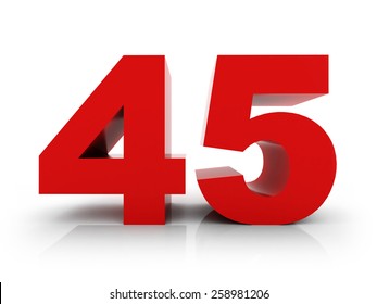 2,729 Digital number 45 Images, Stock Photos & Vectors | Shutterstock