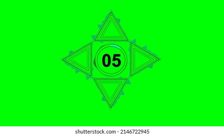 Number 5 Five Neon Timer Countdown Stock Illustration 2146722945 | Shutterstock