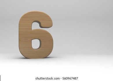 Number 6 3d Rendering Texture Space Stock Illustration 560967487 ...
