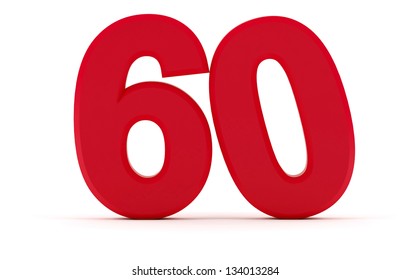 Number 60 Tilted Zero Stock Illustration 134013284