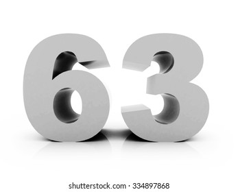 Number 63 Stock Illustration 334897868 | Shutterstock