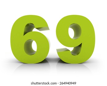 Number 69 Stock Illustration 264940949 | Shutterstock