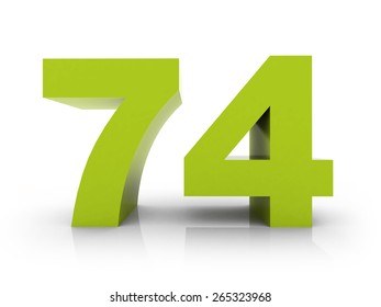 Number 74 스톡 일러스트 278151701 | Shutterstock